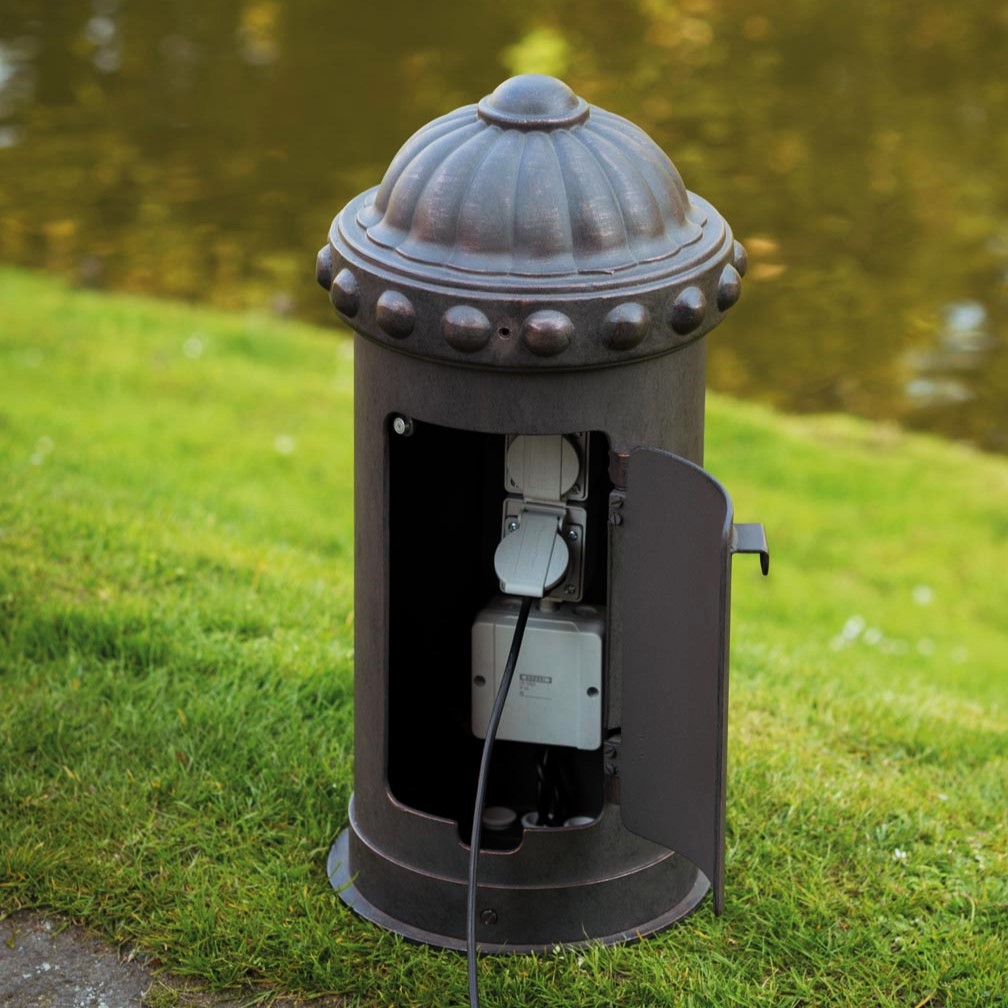 Gartenbeleuchtung- Shop - Garten-Steckdose 2-fach